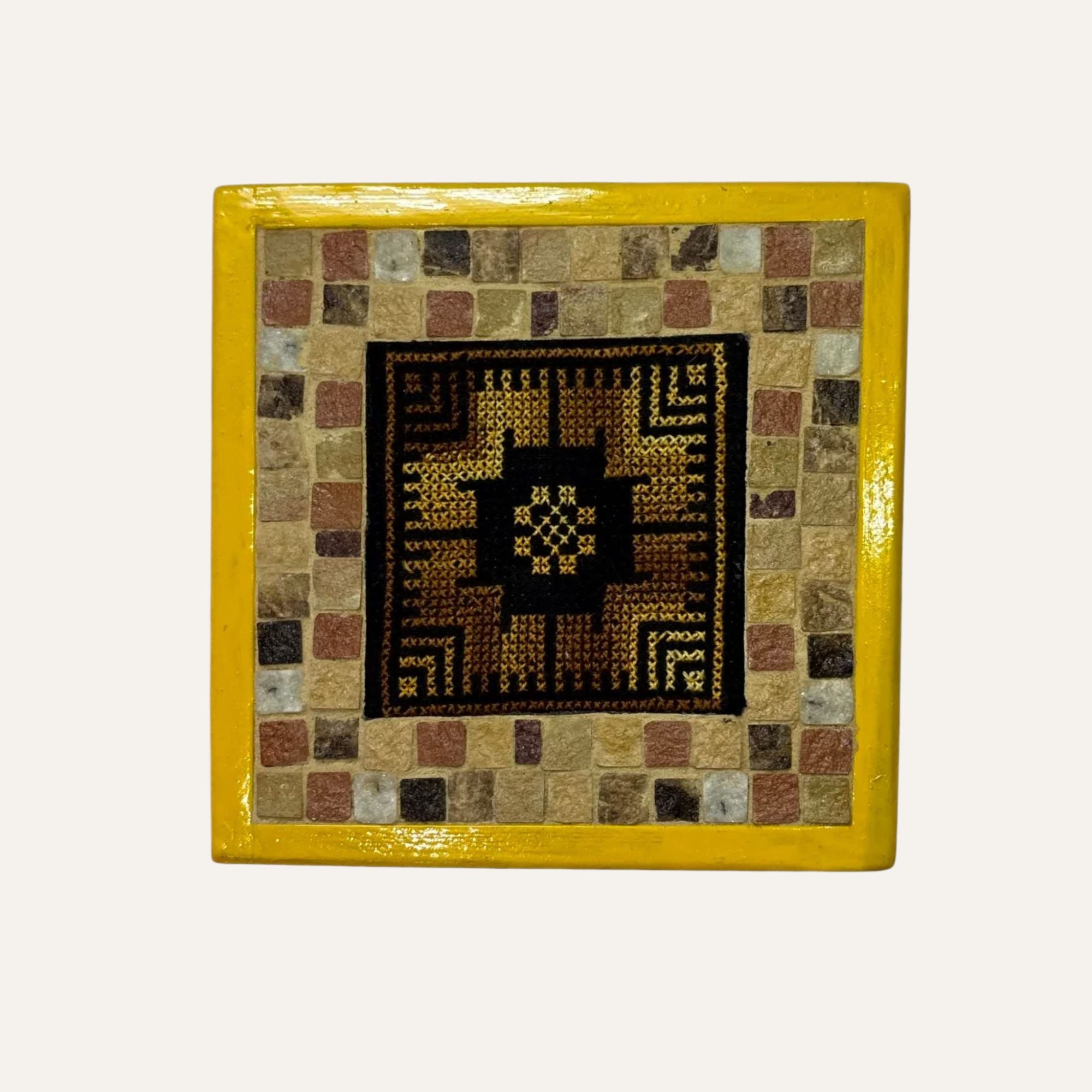 Palestinian Moon Embroidery Mosaic - Cultural Palestinian Decor | Pal ...