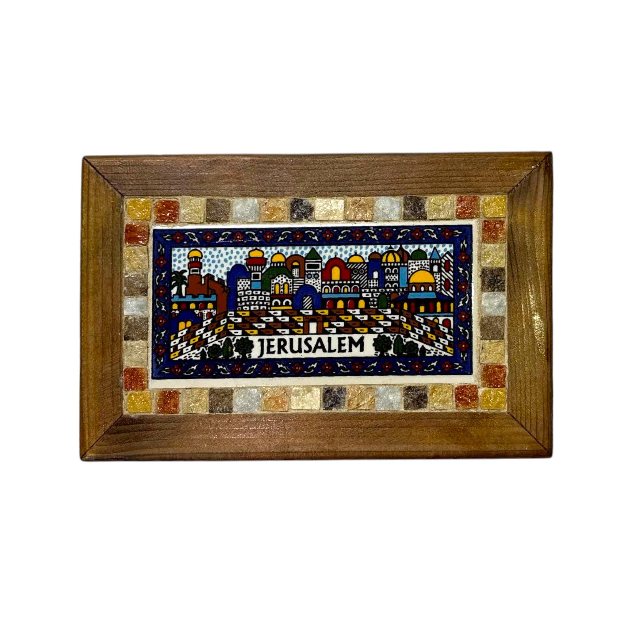 Jerusalem Ceramic Mosaic with Traditional Palestinian Artwork | Pal-Mosaic